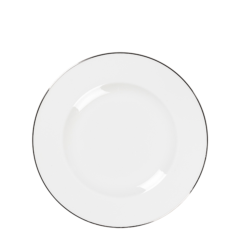 Location Assiette plate Platinium Ø 28 cm - Options